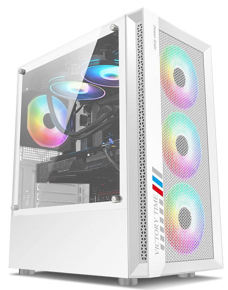 China Cool Design White color micro atx middle tower pc case gaming ...