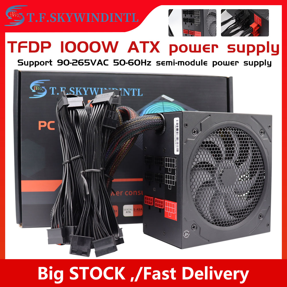 China Power Supply Unit 1000W For Gaming PC Moulder PSU Power Source ...