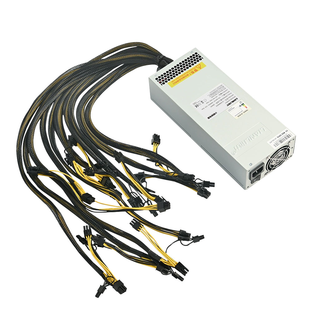 China 2500W Mining Power Supply, 2U Single Channel Mining Rig PSU ...