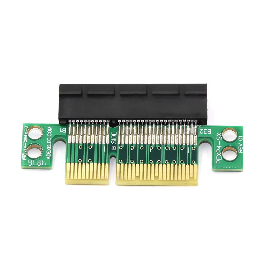 China PCI-Express 4X Riser Card 90-Degree Left-Angle Adapter Card 1U ...