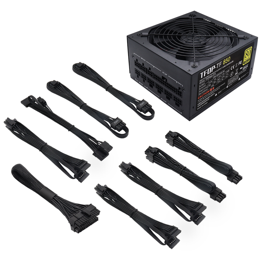 China T.F.SKYWINDINTNL 850W Power Source PC Power Supply for Gaming ...
