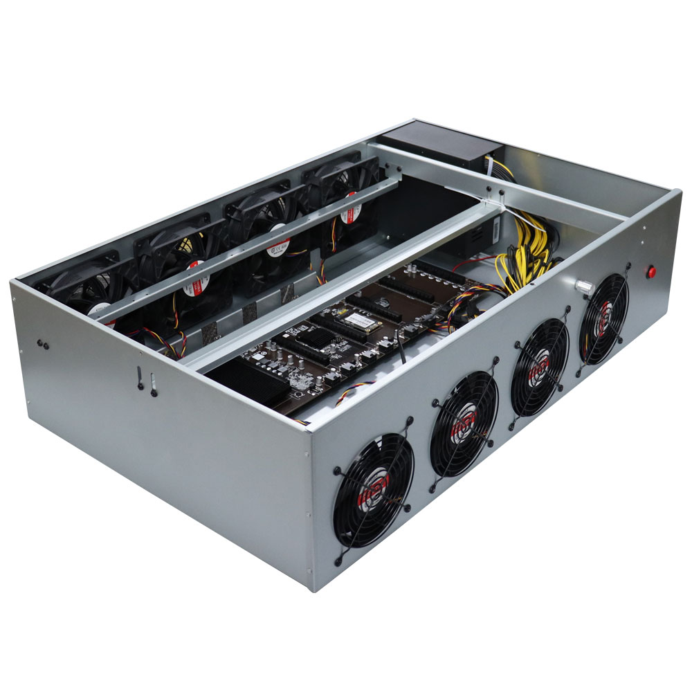 China B85 B75 70MM 8 gpu enclosed mining case Manufacture and Factory ...