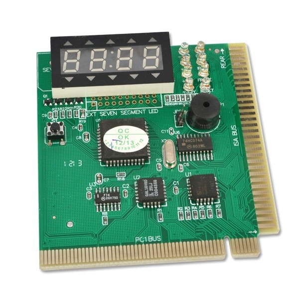 China PCI & ISA Motherboard Tester Diagnostics Display 4-Digit PC ...
